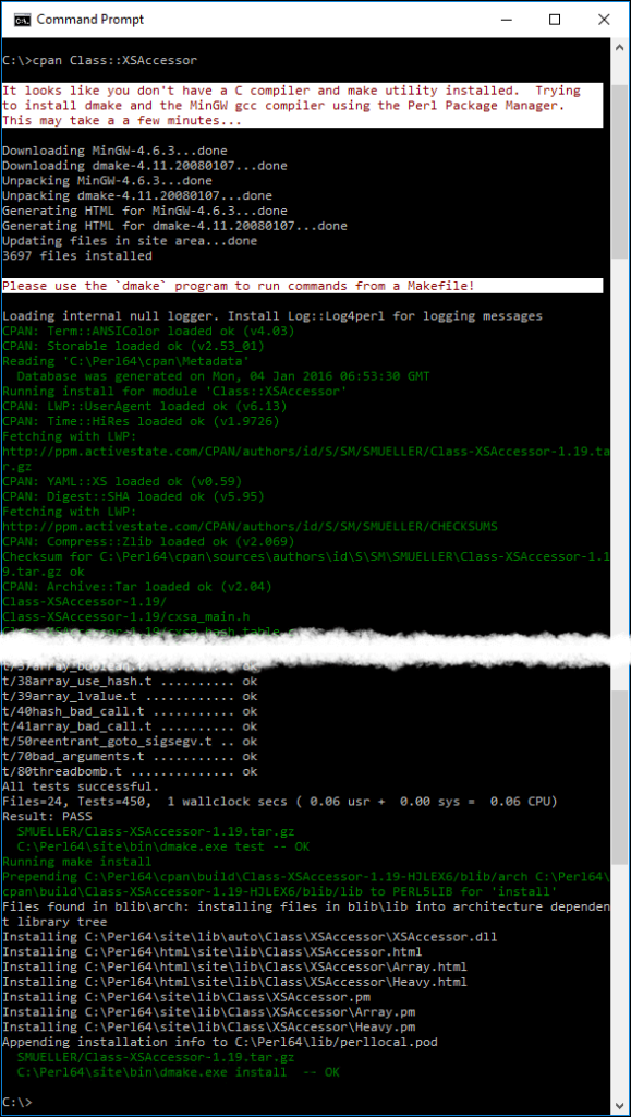 Solving The Problem With Installing Cpan Modules In Windows 7 Windows Diary