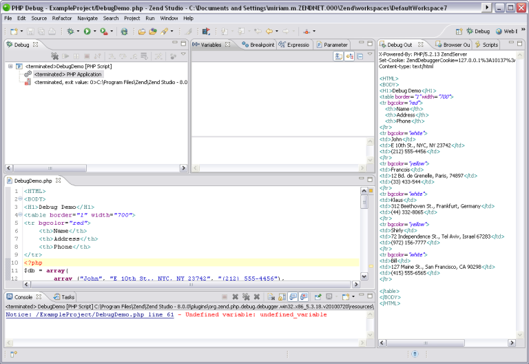 Eclipse Debug As Php Script Windows Diary