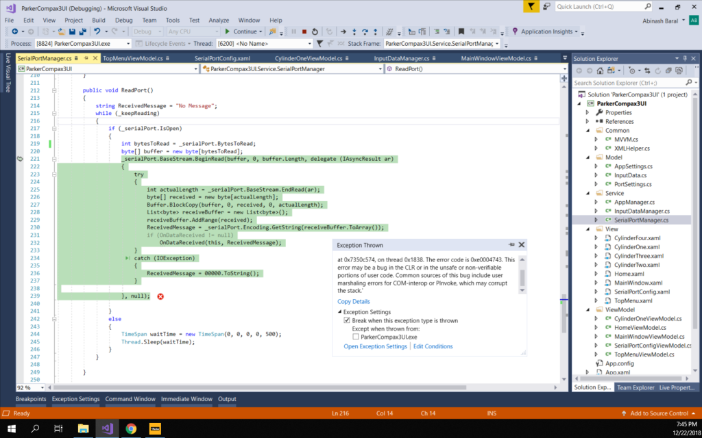 Marshaling Error - Windows Diary Marshaling Error - Windows Diary